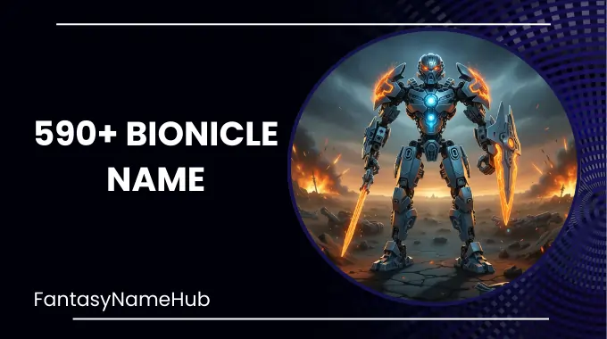570+ Bionicle Names Generator: Heroic, Unique & Fantasy List