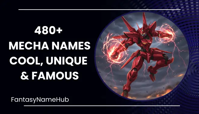 480+ Mecha Names Generator: Cool, Unique & Famous Ideas